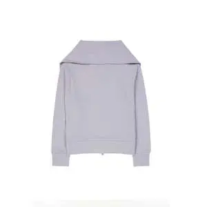 Herno Cotton Cardigan With Shawl Collar And Zip Fastening - Purple