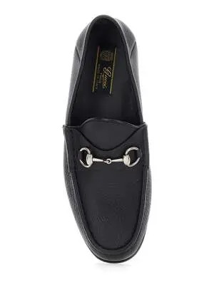 Gucci Horsebit Detail Loafers In Hammered Leather