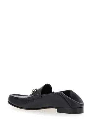 Gucci Horsebit Detail Loafers In Hammered Leather