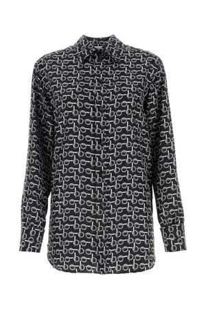 Burberry Printed Silk Shirt - Multicolor