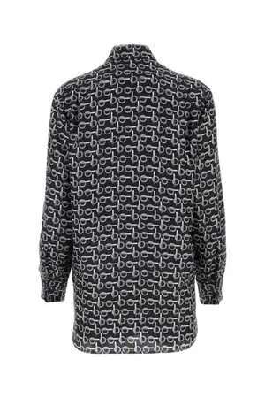 Burberry Printed Silk Shirt - Multicolor