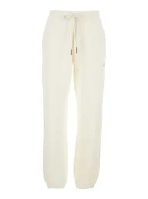 Moncler Moncler Cotton Blend Sweatpants With Logo Patch Multicolor