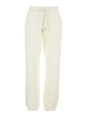 Moncler Moncler Cotton Blend Sweatpants With Logo Patch Multicolor