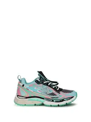 Off-White Be Right Back" Sneakers With Signature Arrow Motifs - Multicolor