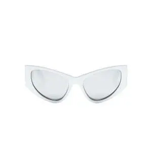 Balenciaga Tone Acetate D-frame Sunglasses - Silver