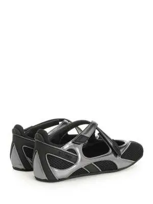 Attico Floor 01 Flat Ballerina - Black