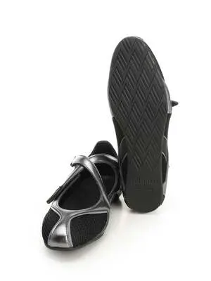 Attico Floor 01 Flat Ballerina - Black