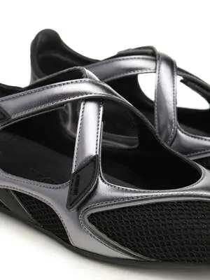 Attico Floor 01 Flat Ballerina - Black