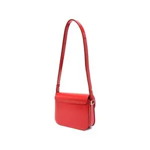 A.p.c. Polished Leather Crossbody Bag