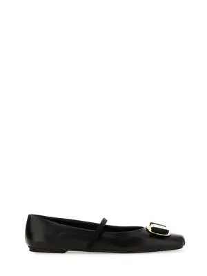 FERRAGAMO Dancer Zina Flats - Black
