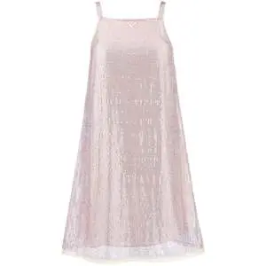 Prada Rhinestone Embellishment Mesh Dress