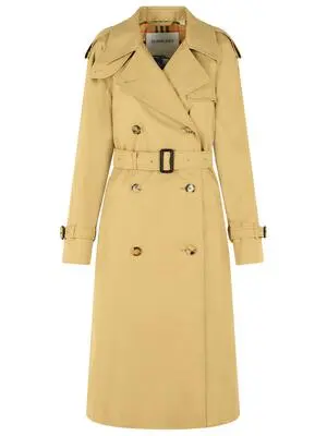 Burberry BURBERRY Castleford Trench Coat Cream