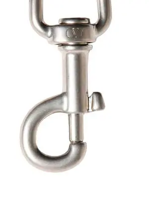Valentino Garavani Brass Vlogo Charm Keyring