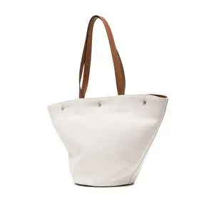 Saint Laurent Rive Gauche Tote Bag - Cream