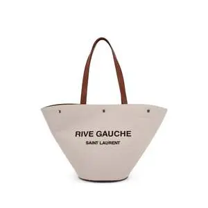 Saint Laurent Rive Gauche Tote Bag - Cream
