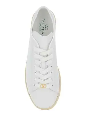 Valentino Garavani Royco Low Top Sneakers With Vlogo Detail - White