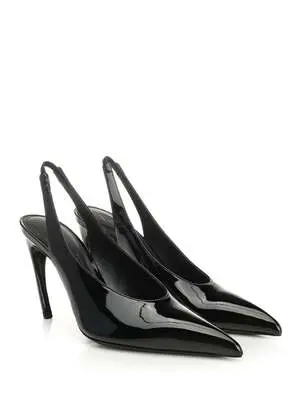 Attico Slingback Viper Heel - Black