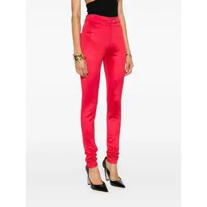 Saint Laurent High Waisted Skinny Trousers