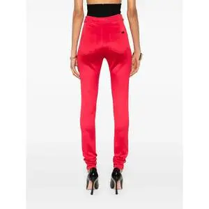 Saint Laurent High Waisted Skinny Trousers
