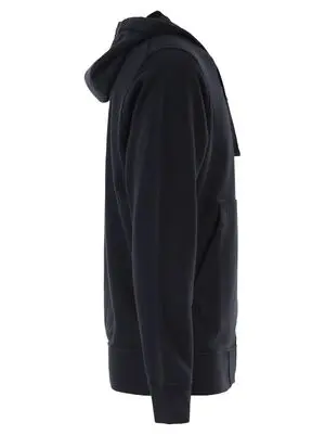 Stone Island Organic Cotton Zip-up Hoodie - Blue
