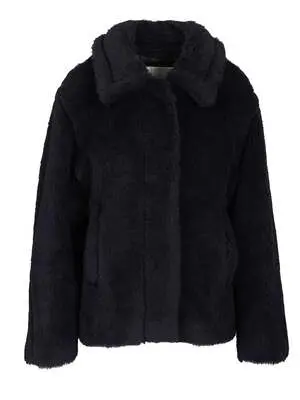 MAX MARA Max Mara Fuggito Short Teddy Single-Breasted Coat