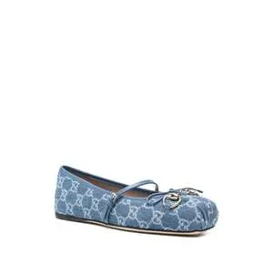 Gucci Gg Monogram Ballet Flats