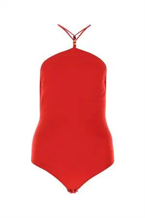 Bottega Veneta Stretch Cashmere Blend Bodysuit - Red