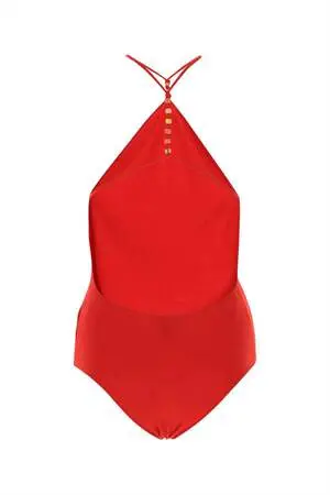 Bottega Veneta Stretch Cashmere Blend Bodysuit - Red