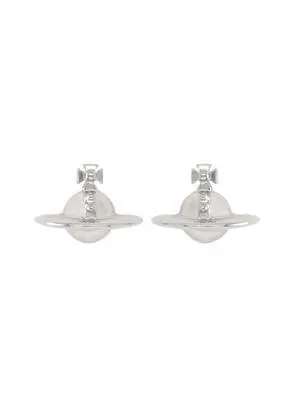 VIVIENNE WESTWOOD Solid Orb Earrings - Silver