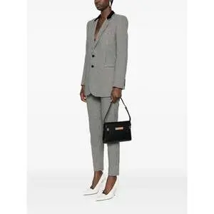 Saint Laurent Calf Leather Shoulder Bag - Black