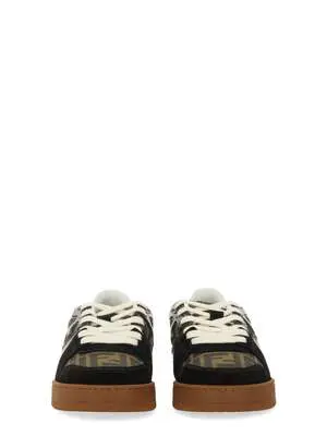 Fendi Low Top Sneakers - Black