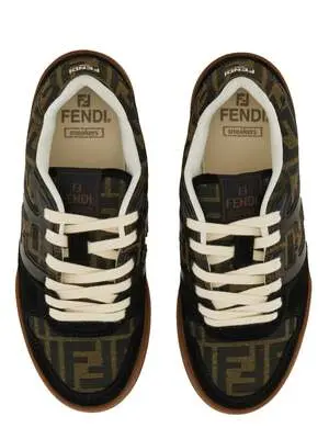 Fendi Low Top Sneakers - Black