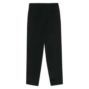 Giorgio Armani Tapered Silk Trousers With Glitter Detailing