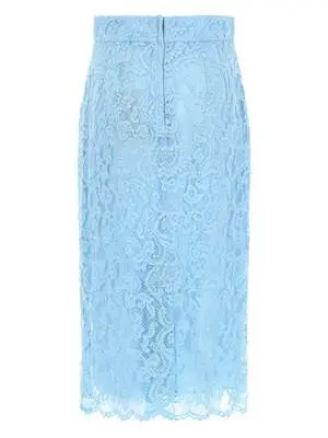 Dolce & Gabbana Lace Pencil Skirt - Multicolor