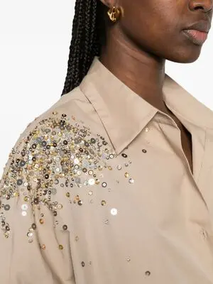 Dries Van Noten Embroidered Cotton Shirt