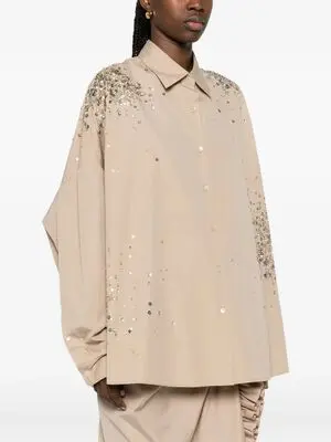 Dries Van Noten Embroidered Cotton Shirt