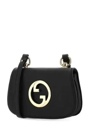 Gucci Leather Blondie Crossbody Bag - Black
