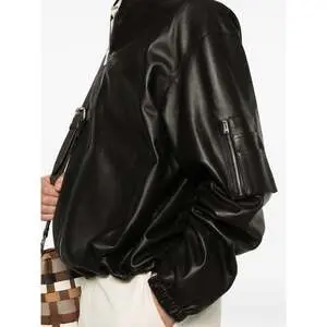Fendi Leather Bomber Jacket