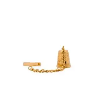 Moschino Tone Thimble Chain Ring
