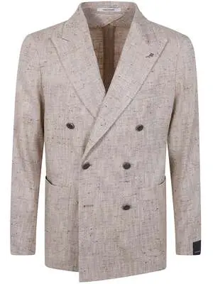 Tagliatore Montecarlo Double Breasted Blazer - Multicolor