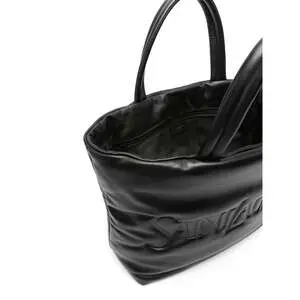 Saint Laurent Padded Leather Tote Bag - Black
