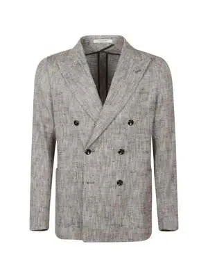 Tagliatore Montecarlo Double-breasted Blazer - Brown