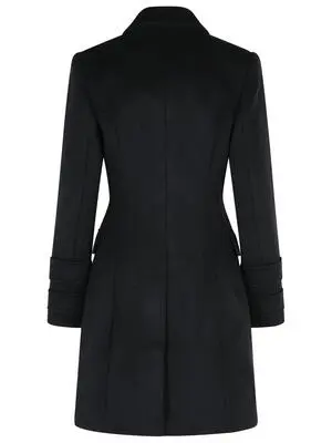 Balmain 10 Buttons Coat In Virgin Wool And Cashmere