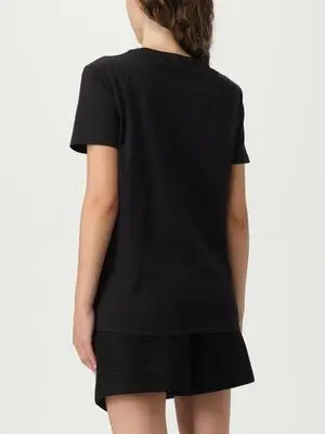 Max Mara Embroidered Logo T-shirt - Black