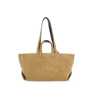 A.p.c. Neutrals Leather Tote Bag With Attached Pouch