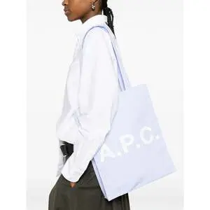 A.p.c. Striped Cotton Tote Bag