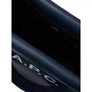 A.p.c. Striped Cotton Tote Bag - Blue
