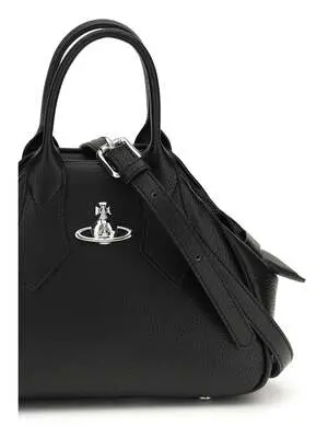 VIVIENNE WESTWOOD Small Yasmine Handbag With Orb Detail - Black