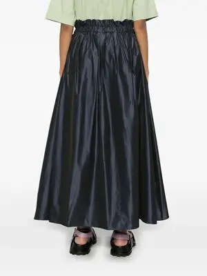 Herno Midi Round Skirt In Polyester