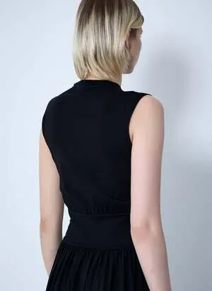 TOTEME Sleeveless Cotton Jersey Dress